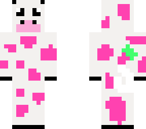 strawberry cow | Minecraft Skins