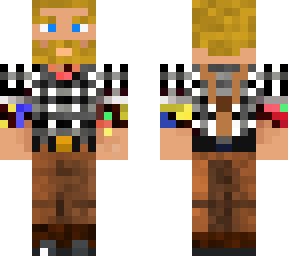 tatted dad | Minecraft Skin