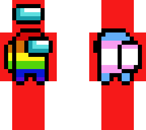 trans among us homo among us | Minecraft Skin
