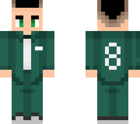 8cho juego del calamar | Minecraft Skin