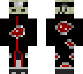 Akatsuki skeleton | Minecraft Skin