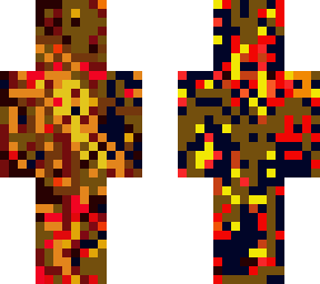 Fire skin | Minecraft Skin