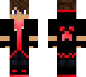 gamer boy red gamer cool epic | Minecraft Skins