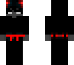 Neon Red Eboy | Minecraft Skin