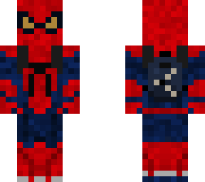 Spider-Man w/Backpack (TASM) v2 | Minecraft Skin