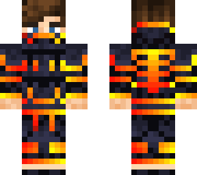 fire gamer boy | Minecraft Skin