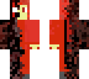 half demon half human | Minecraft Skin