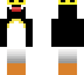 pingu in crown bc pingu is king | Minecraft Skin