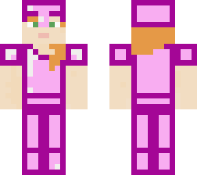 Alex in pink diamond armor | Minecraft Skin