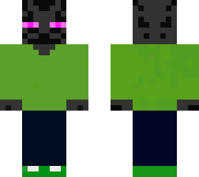 Enderman Human Form Minecraft Skins