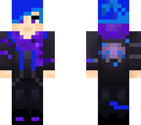 Hypixel Skyblock Riptide Scarf | Minecraft Skin