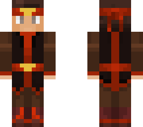 Kuzon (Fire nation Aang) | Minecraft Skin