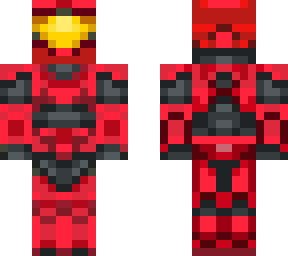 Red spartan | Minecraft Skin