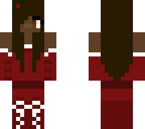 Ginger-Bread Girl Brown Hair Brown Eyes | Minecraft Skin