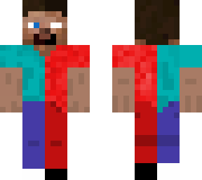 half steve half herobine(the other was not finished) no.2 | Minecraft Skin