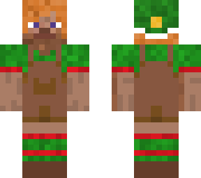 Christmas Steve Minecraft Skins
