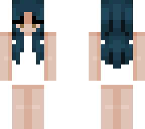 Waving away // hair & head | Minecraft Skin