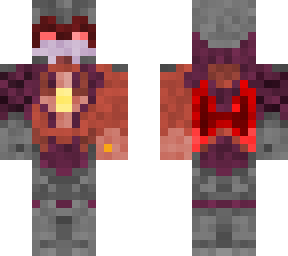 Aatrox, the darkin blade | Minecraft Skin