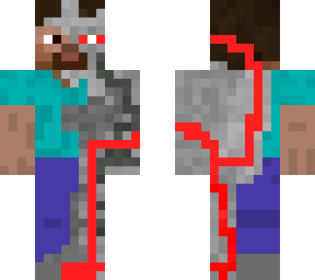 Cyborg Steve | Minecraft Skin