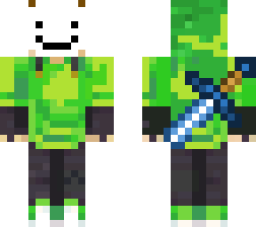 Dream with hoodie | Minecraft Skin