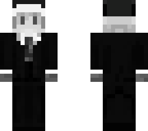 ghost suit boy | Minecraft Skin