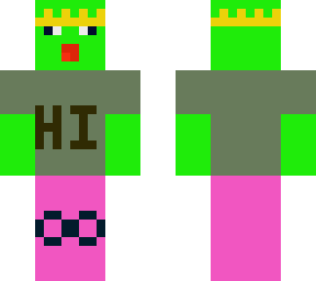 Frog King Minecraft Skins