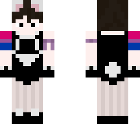 fem cute boy maid | Minecraft Skins