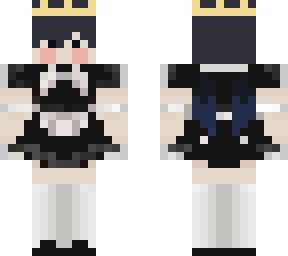 mars maid dress | Minecraft Skin