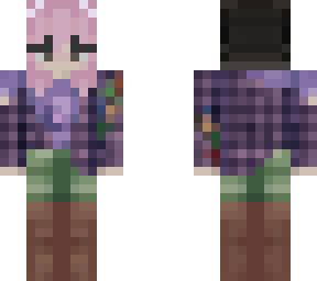 Nihachu Purple Penguins | Minecraft Skin