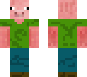 Pig with shirt and pants DERP edition | Minecraft Skin