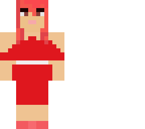 red dress | Minecraft Skin