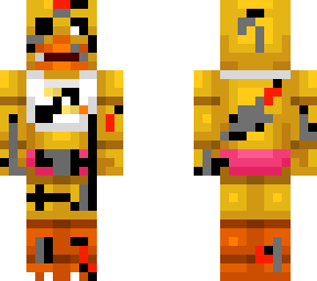 Fnaf 2 Toy Chica Scrap Minecraft Skins