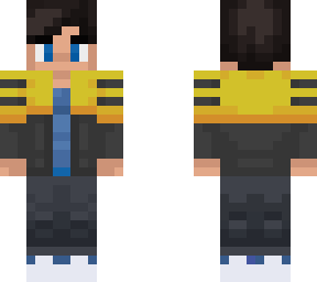 Yellow jacket boy | Minecraft Skin