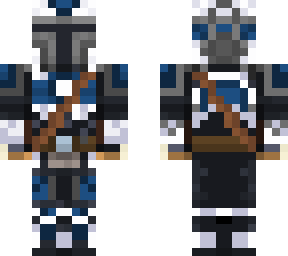 Blue Mandalorian | Minecraft Skin