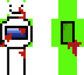 Dream among us skim | Minecraft Skin