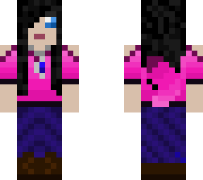 pink wolf girl | Minecraft Skins
