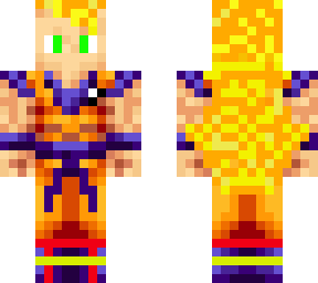 SsJ3 Goku DBS | Minecraft Skin