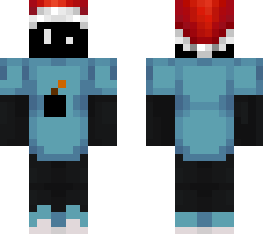 Xxav With Santa Hat Overlay | Minecraft Skin