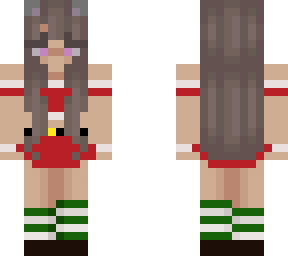girl santa | Minecraft Skin