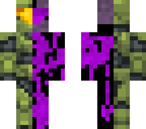 halo master chief corrupted | Minecraft Skin