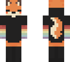 rainbow fox | Minecraft Skin