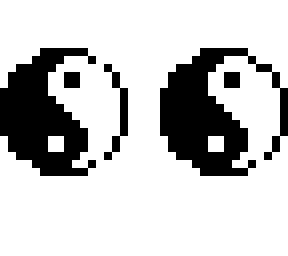 ying and yang | Minecraft Skins