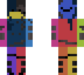 Glitch Girl Minecraft Skins