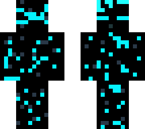 Black and Blue | Minecraft Skin