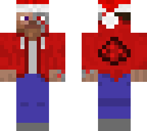 Christmas Redstone Steve | Minecraft Skin