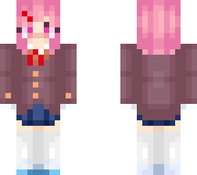 DDLC Natsuki Skin | Minecraft Skin
