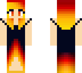 Fire Princess Minecraft Skins