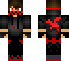 Red Gaming Boy mask | Minecraft Skin