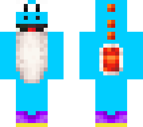 blue yoshi | Minecraft Skins