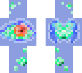 Psychedelic remake in blue | Minecraft Skin